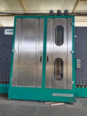 China Low Noise Vertical Glass Washing Machine For Insulating Glass Processing for sale