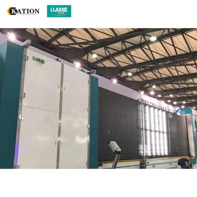 China PLC Control Vertical 7 Parts Insulating Glass Processing Line for sale