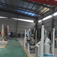 China Desiccant Filling Machine can automatically achieve actions of drilling holes automatically in the spacer frames for sale