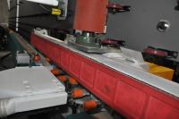 China Vertical Low E Film Deleting Machine For Insulating Glass Production for sale