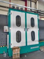 China SUS Vertical Glass Washing And Drying Machine With Soft Brushes for sale