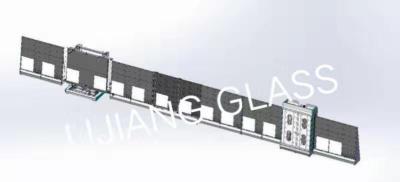 China Automatic Insulating Glass Production Line With Double Gas Filling for sale