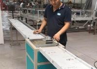 China Semi Auto Insulating Glass Line / Rotated Table Spacer Cutting Machine And Spacer Tansfer Machine for sale