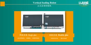 China Full Automatic Sealing Robot For Insulating Glass Processing , Stepped Glass And Shaped Glass for sale