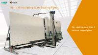 China Double Glazing Glass Processing 4L/Min Glass Sealing Robot for sale