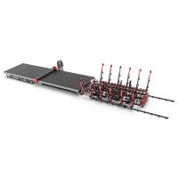 China Multi Heads Flat 2800*4200mm CNC Glass Cutting Machine for sale