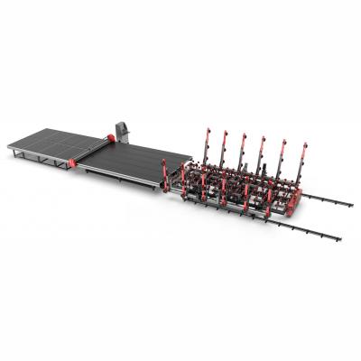 China Multi Heads Flat 2800*4200mm CNC Glass Cutting Machine for sale
