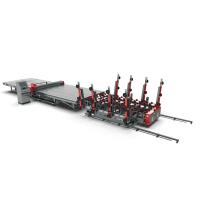 China CNC Control Fast ±0.20mm/M Glass Cutting Saw Machine for sale