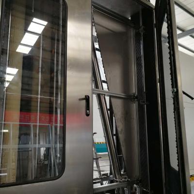 China Vertical 0.8mm Glass Washing And Drying Machine Frequency Control for sale