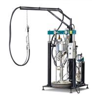 China Manual Two Pumps Two Component Silicone Extruder Machine Sealant Spreading Machine for sale