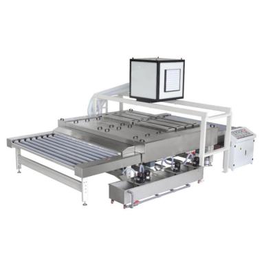 China Frequency Control 50Hz 3mm Horizontal Glass Washing Machine for sale