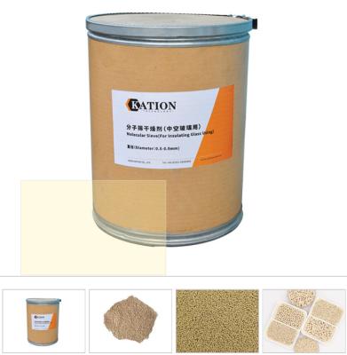 China 0.66g/Ml 0.3cm Molecular Sieve 5A For Drying Glass Gas With Desiccant Use for sale