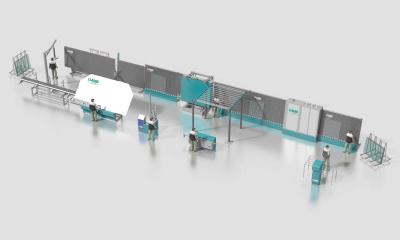China 3000* 4000 Insulating Glass Line For Buildings And Windows Doors for sale