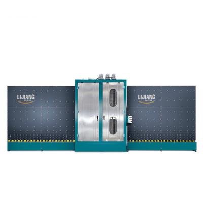 China High Speed Vertical Glass Washing Machine Air Drying Machine Frequency Control for sale
