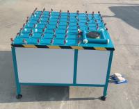China Rotating Table Double Glazing Glass Machine For Manual Sealing Pump Machine for sale