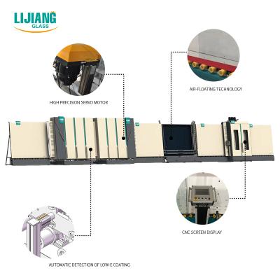 China Multifunctional And Fast Air Floatation Production Line For Hollow Glass Processing for sale