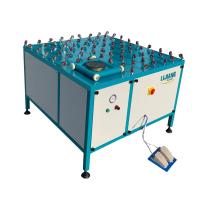China 2000mm Rotating Glass Turning Table For Sealant Extruder With Rollers for sale