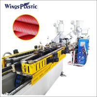 China HDPE Double Wall Corrugated Pipe Production Machine 200-800mm Diameter Extrusion Line for sale