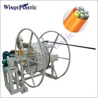 China HDPE Microduct Plastic Pipe Extrusion Line with 6-32mm Core Pipe Range and 120kg/h Output Capacity for sale