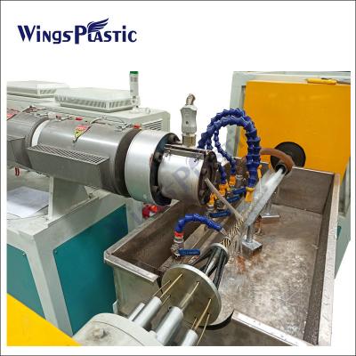 China SJ-45/30 Spiral Plastic Tube Extruder Machine for PE PP Hose Protector Production Line for sale
