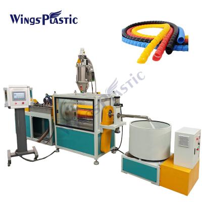 China Electric Cable Wire Protection Hose Line Spiral Wrap Hose Making Machine for sale