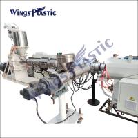 China 150kg/H PE Pipe Production Line with 20-110mm Pipe Range and DC75kw Extruder Power for HDPE Manufacturing for sale