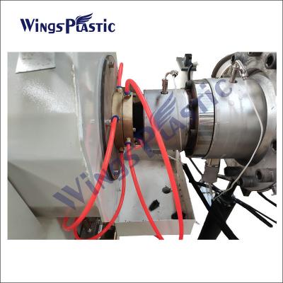 China PE HDPE Plastic Pipe Extrusion Line Machinery 20-110mm with 45-150mm Screw and 60-1350kg/h Output for sale