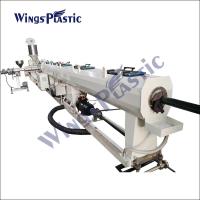 China 20-110mm HDPE Pipe Extrusion Machine with 150-180 kg/h Capacity and PLC Control System for sale