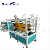 China HDPE Plastic Pipe Extruder Machine 160mm with 100-500kg/h Capacity and PLC Control System for sale