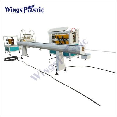 China HDPE Plastic Pipe Extruder Machine 160mm with 100-500kg/h Capacity and PLC Control System for sale