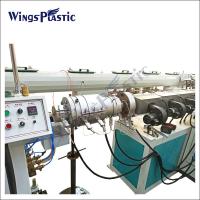 China HDPE PE Pipe Extruder Machine 16-800mm Range with 60-900kg/h Capacity and DC335kw Power for sale