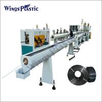China HDPE Water Pipe Production Line with 16-800mm Diameter Range and 1000kg/h Extrusion Capacity for sale