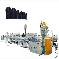 China HDPE Water Pipe Production Line with 16-800mm Diameter Range and 1000kg/h Extrusion Capacity for sale