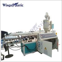 China HDPE Water Pipe Production Line with 16-800mm Diameter Range and 1000kg/h Extrusion Capacity for sale