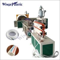 China PVC Fiber Reinforced Hose Extrusion Line 65mm Garden Pipe Making Machine 380V for sale