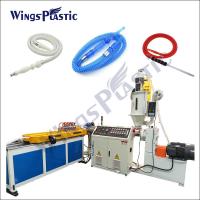 China Plastic Shisha Pipe Hookah Hose Making Machine 30m/min Single Wall Corrugated for sale