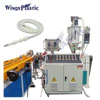 China PE PP Single Wall Corrugated Pipe Extrusion Machine 10-15m/min Production Speed for sale