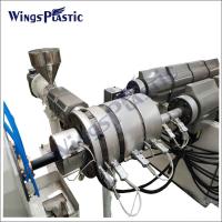 China 20-110mm Three Layer HDPE PPR Water Pipe Extrusion Line with DC75kw Power and 100-150kg Capacity for sale