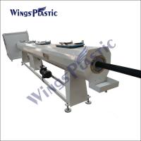 China HDPE Plastic Pipe Extrusion Line with 45-150mm Screw Diameter and 60-1350kg/h Output Capacity for sale