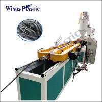 China HDPE Single Wall Corrugated Pipe Extruder Machine 15-18.5KW with 10-20m/min Speed for PP PVC PPR Production for sale