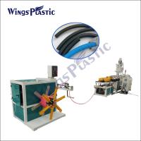 China 40kg/H HDPE PP PVC Single Wall Corrugated Pipe Extruder Machine with 20m/min Speed and 4-200mm Diameter Range for sale