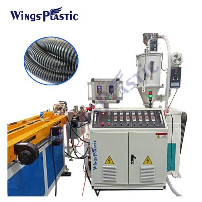 China High Speed Corrugated Pipe Plastic Tube Extrusion Machine 30m Per Minute for sale