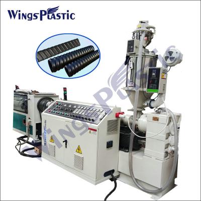China 50-150mm PE Corrugated Pipe Production Line with 150-200kg/h Output and 1.5m/min Speed for sale