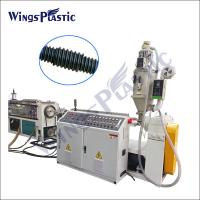 China Prestressed PE Corrugated Pipe Production Line with 50-250mm Diameter Range and 60-250kg/h Output Capacity for sale