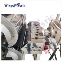 China Single Screw Plastic Sheet Extruder Machine for HDPE LDPE HIPS PVC with 200-600kg/h Capacity and 0.2-2mm Thickness Range for sale