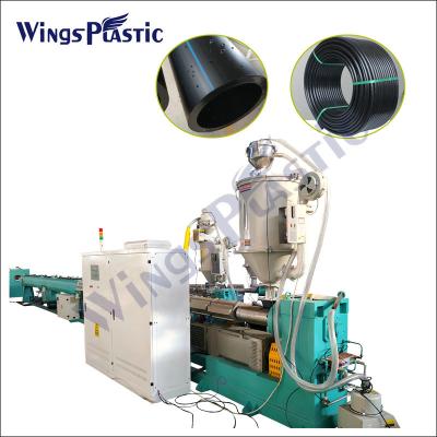 China HDPE Plastic Pipe Extruder Machine with 45-150mm Screw Diameter and 60-1350kg/h Output Capacity for sale