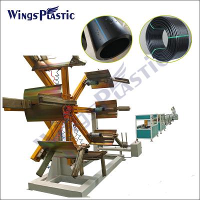 China HDPE PE Pipe Extruder Machine 16-800mm Range with 60-900kg/h Capacity and DC335kw Power for sale