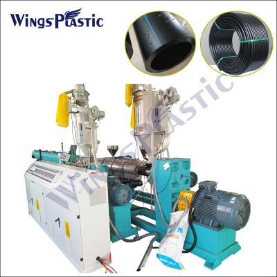 China PE Pipe Making Machine Facility with Dual Extruder System for HDPE Pipe Production Line for sale