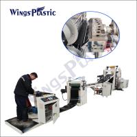 China HDPE LDPE HIPS PVC Sheet Extrusion Machine 2000mm Width 600kg/h Capacity for PE PP Waterproof Sheets for sale