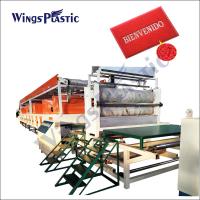 China PVC Coil Loop Mat Manufacturing Machine 1200mm Width 500kg/h Output Capacity for Automotive Floor Mats for sale